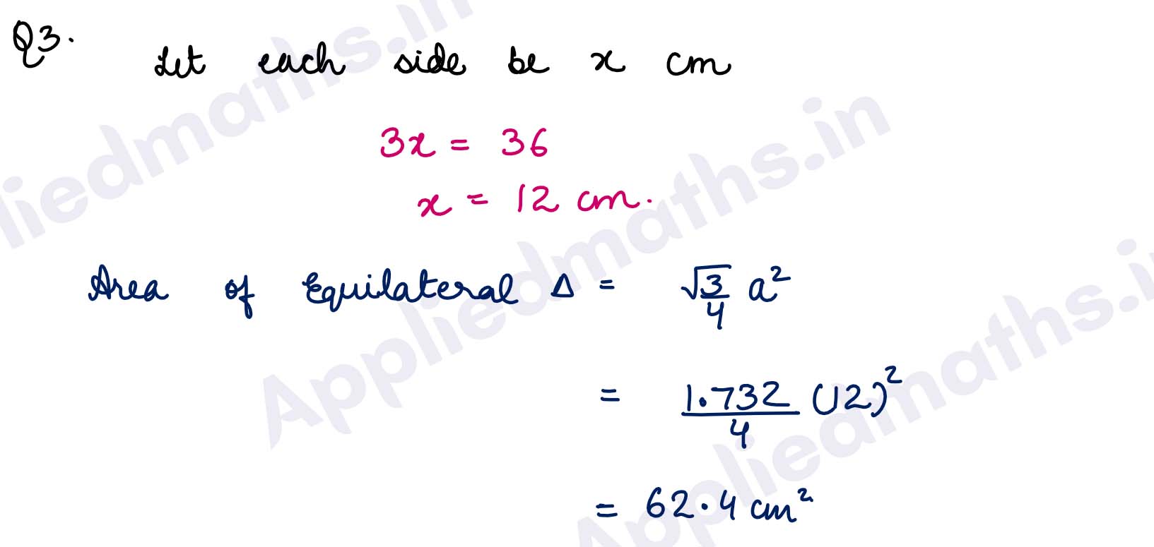 Class 11 Cbse Applied Maths Mensuration Exercise 4 1