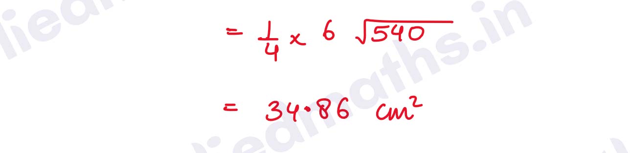 Class 11 CBSE Applied Maths Mensuration Exercise 4.1