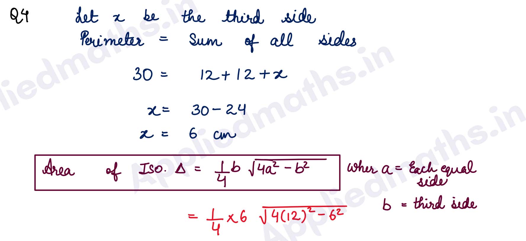 Class 11 CBSE Applied Maths Mensuration Exercise 4.1