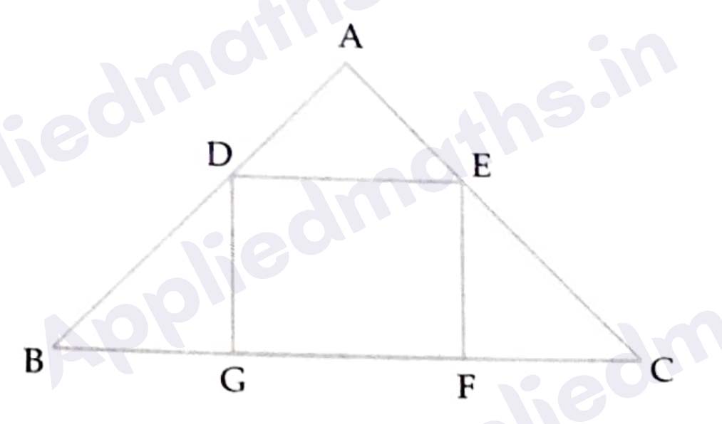 Class 11 CBSE Applied Maths Mensuration Exercise 4.1